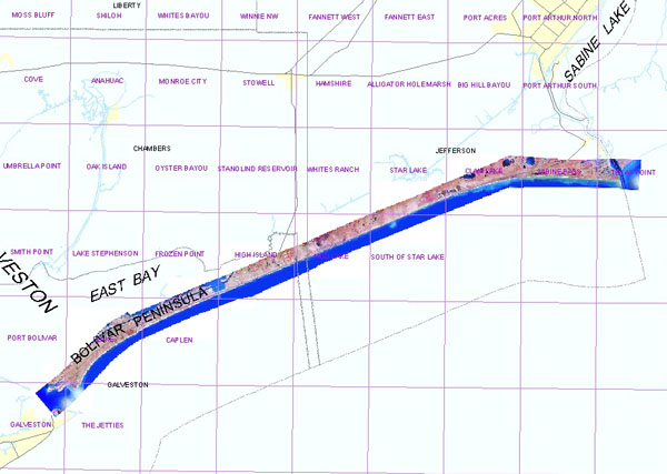 September - November 2004 | Upper Coast | Bolivar Peninsula to Sabine ...